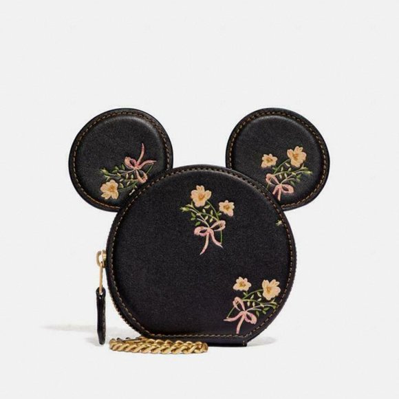 Coach | Bags | Coach X Disney Minnie Mouse Floral Coin Purse | Poshmark
